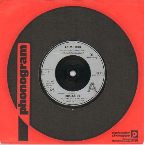 Animotion Obsession UK 7" vinyl single (7 inch record / 45) (675301)