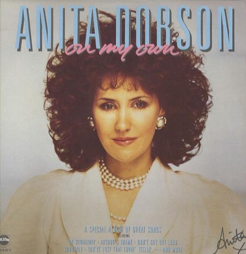 Anita Dobson On My Own UK vinyl LP album (LP record) (76005)
