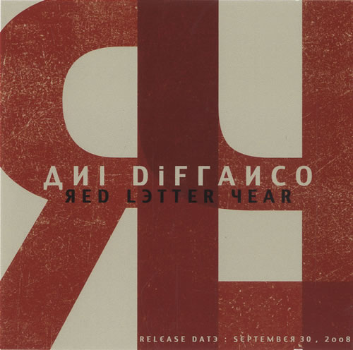 Ani Difranco Red Letter Year US Promo CD album (CDLP) (449252)