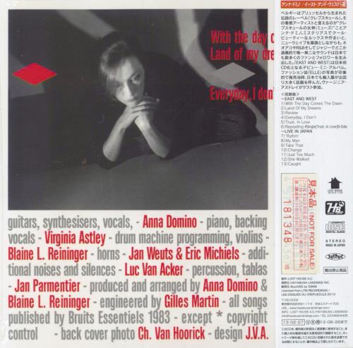 Anna Domino East And West - Sealed Japanese Promo CD album (CDLP) (800197)