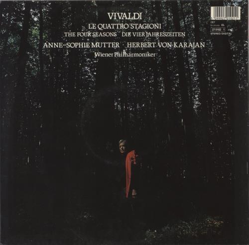 Anne-Sophie Mutter Vivaldi: Le Quattro Stagioni German vinyl LP album ...