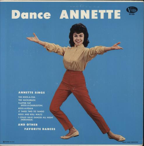 Annette Funicello Dance Annette US vinyl LP album (LP record) (748447)