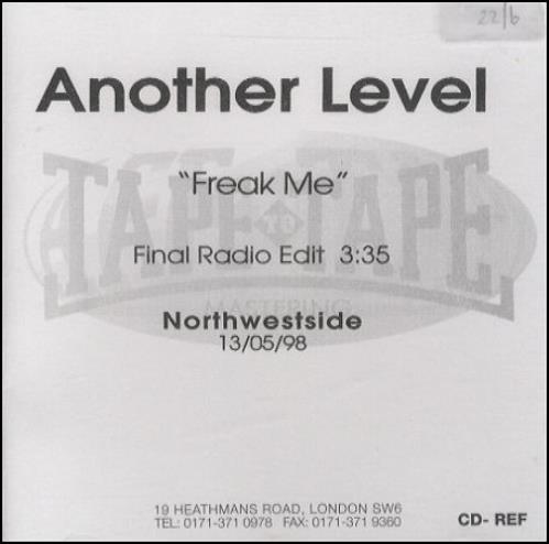 Another Level Freak Me UK Promo CD-R acetate (117388)