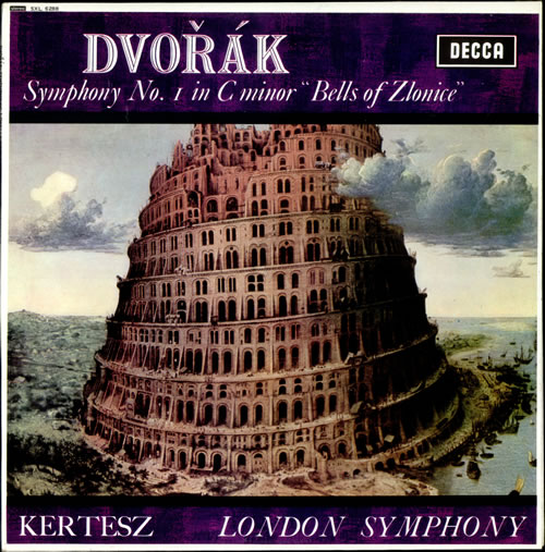 Antonín Dvorák Symphony No. 1 in C minor 'Bells of Zlonice' UK vinyl LP album (LP record) (526116)