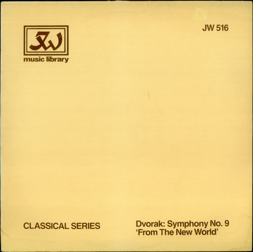 Antonín Dvorák Symphony No. 9 in E minor, Op. 95 'From the New World' UK vinyl LP album (LP ...