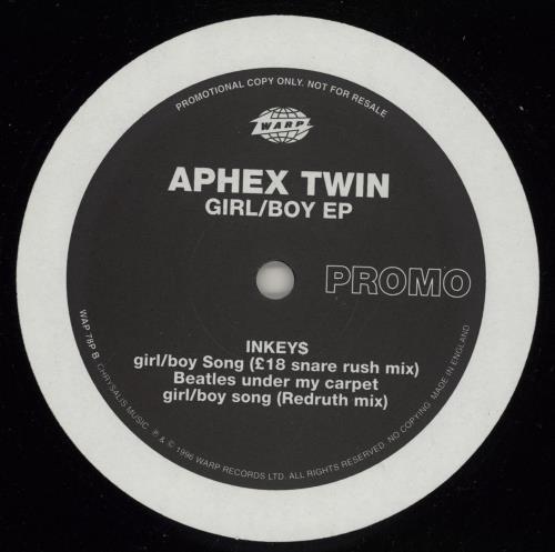 Aphex Twin Girl/Boy EP UK Promo 12" vinyl single (12 inch record / Maxi ...