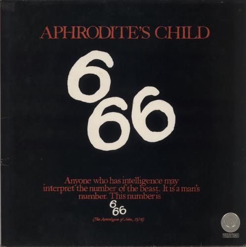 Aphrodite's Child 666- EX UK 2-LP vinyl record set (Double LP Album ...