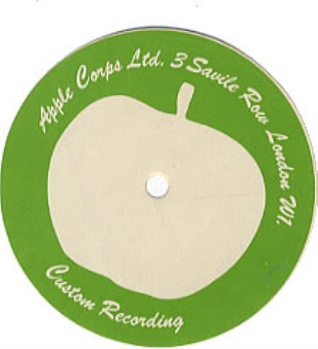 Apple Label Apple Corps Ltd Unused Acetate Label UK memorabilia (336425 ...