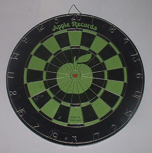 Apple Label Dartboard UK memorabilia (335776) DARTBOARD