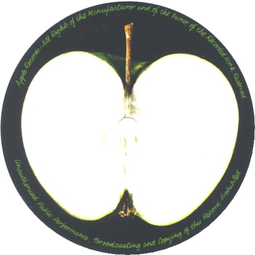 Apple Label Pair Of Unused 7" Labels UK memorabilia (336951) UNUSED LABELS