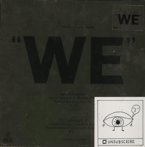 Arcade Fire We UK picture disc LP (vinyl picture disc album) (855473)