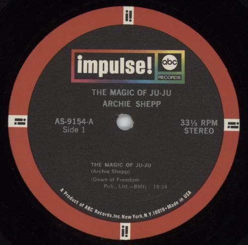 Archie Shepp The Magic Of Ju-Ju US vinyl LP album (LP record) (812935)