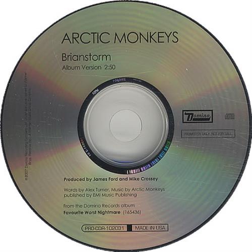 Arctic Monkeys Brianstorm US Promo CD single (CD5 / 5") (409008)