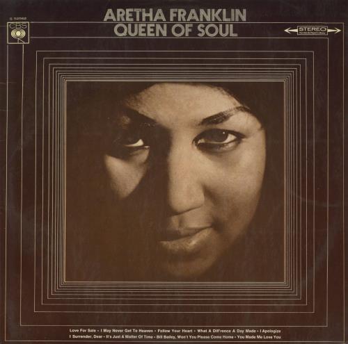 Aretha Franklin Queen Of Soul Israeli vinyl LP album (LP record) (804864)
