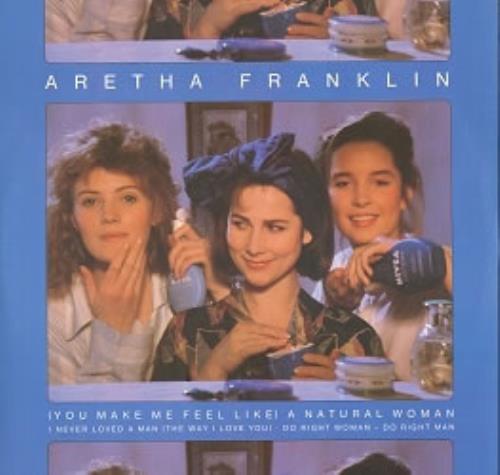 Aretha Franklin You Make Me Feel Like A Natural Woman UK 12" vinyl single (12 inch record / Maxi ...