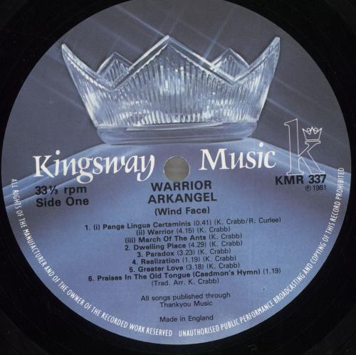 Arkangel Warrior UK vinyl LP album (LP record) (718734)