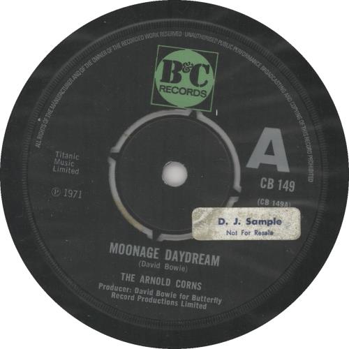 Arnold Corns Moonage Daydream - A Label UK Promo 7" vinyl single (7 ...