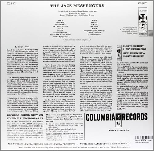 Art Blakey & The Jazz Messengers The Jazz Messengers - Remastered Mono 180 Gram - Sealed UK 2-LP ...