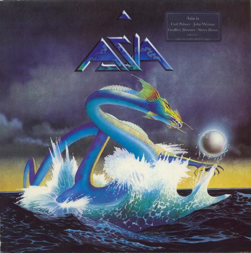 Asia Asia - Black Hype Sticker UK vinyl LP album (LP record) (811448)