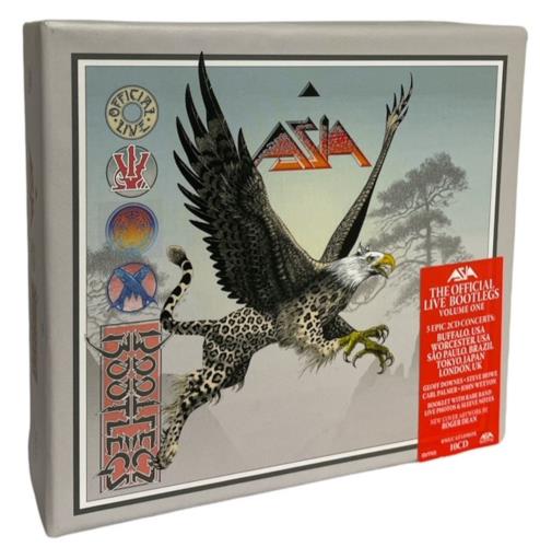 Asia The Official Live Bootlegs Volume 1 - Autographed UK CD Album Box ...