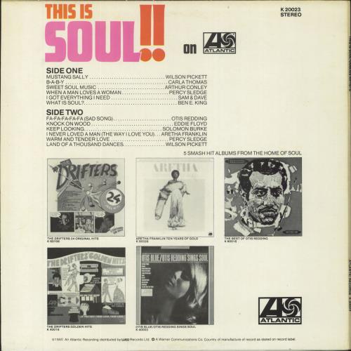 Atlantic Records This Is Soul - 3rd UK vinyl LP album (LP record) (742934)