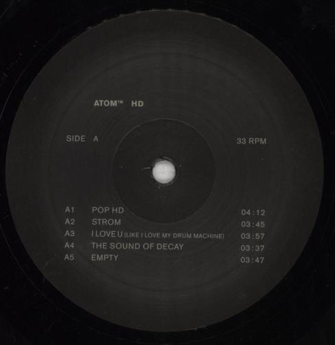 Atom™ HD German vinyl LP album (LP record) (848861)