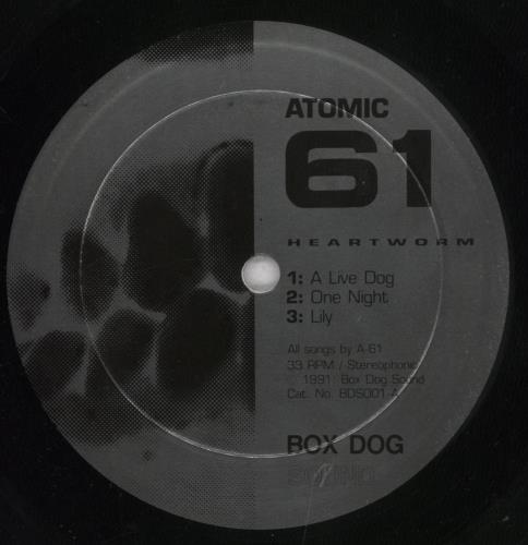 Atomic 61 Heartworm US 10" vinyl single (10 inch record) (841252)