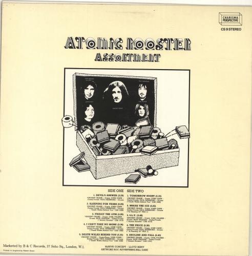 Atomic Rooster Assortment - EX German vinyl LP album (LP record) (593152)