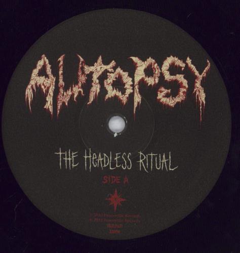 Autopsy The Headless Ritual - 180g UK vinyl LP album (LP record) (833106)