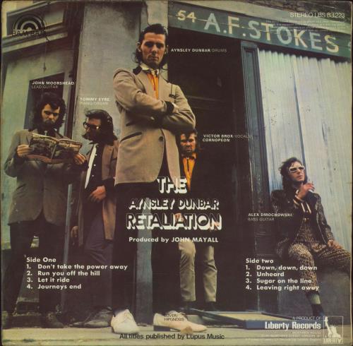 Aynsley Dunbar Retaliation - 1st UK vinyl LP album (LP record) (332042)