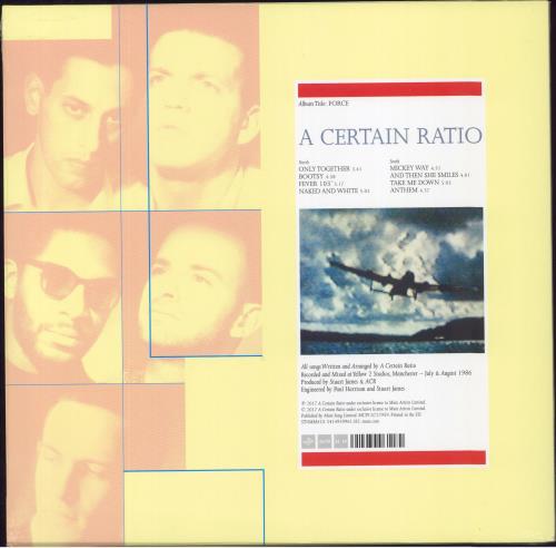 A Certain Ratio Force - Yellow Vinyl - Sealed UK vinyl LP album (LP ...