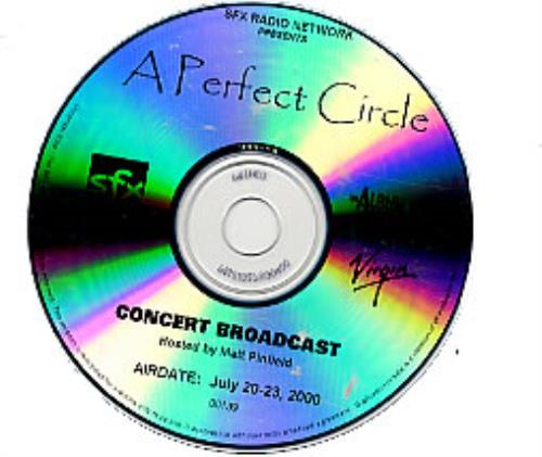 A Perfect Circle Concert Broadcast US CD album (CDLP) (162590)