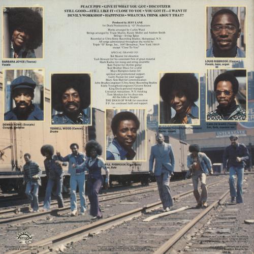 B.T. Express Non-Stop US vinyl LP album (LP record) (749397)