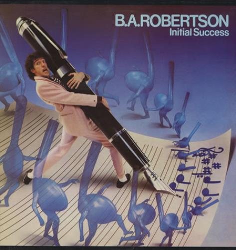 B. A. Robertson Initial Success UK vinyl LP album (LP record) (358659)