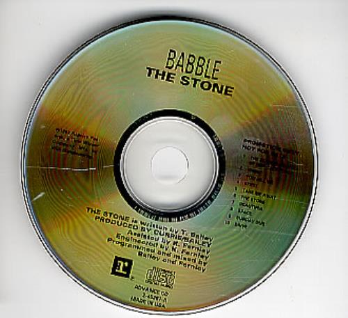 Babble The Stone US Promo CD album (CDLP) (302052)