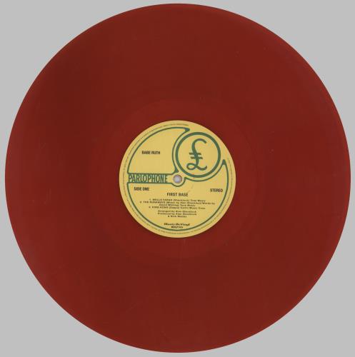 Babe Ruth First Base - Red Vinyl UK vinyl LP album (LP record) (827216)