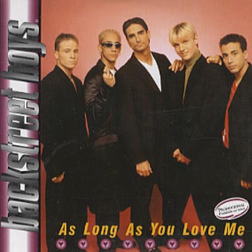 Backstreet Boys As Long As You Love Me Colombian Promo CD single (CD5 / 5") (321373)