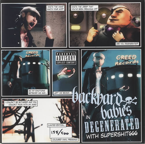 Backyard Babies Degenerated UK 7" vinyl single (7 inch record / 45 ...