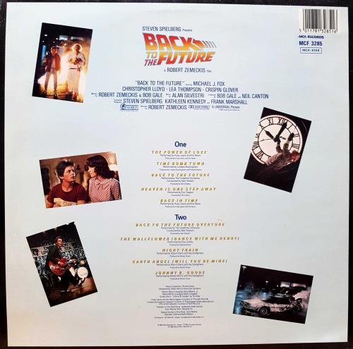 Back To The Future Back To The Future - EX UK vinyl LP album (LP record ...