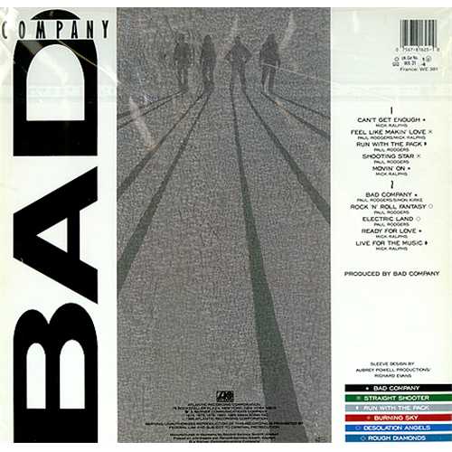 Bad Company 10 From 6 UK vinyl LP album (LP record) (409570)