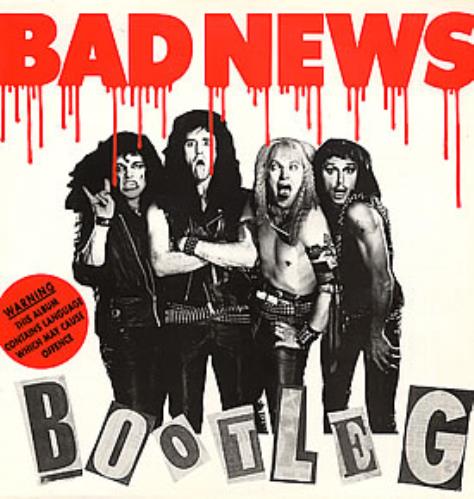 Bad News Bootleg UK vinyl LP album (LP record) (222612)
