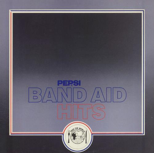 Band Aid Pepsi Band Aid Hits UK vinyl LP album (LP record) (60390)