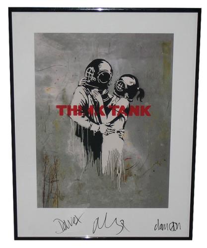 Banksy Think Tank - Autographed UK Promo memorabilia (431375 ...