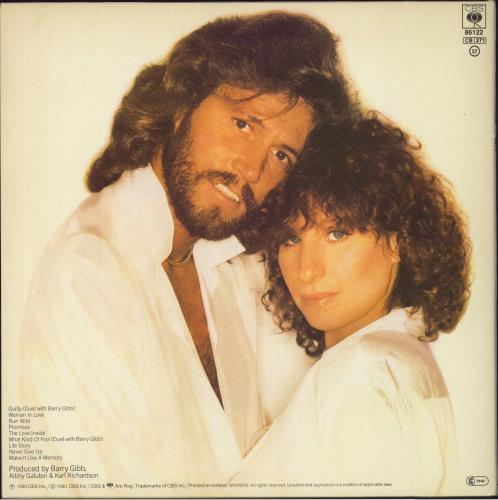 Barbra Streisand Guilty German vinyl LP album (LP record) (806101)