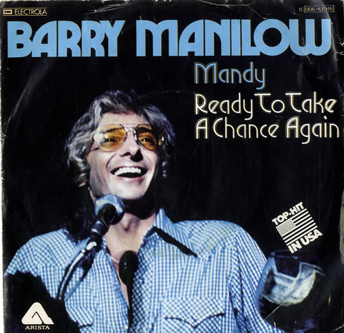 Barry Manilow Mandy German 7" vinyl single (7 inch record / 45) (601416)
