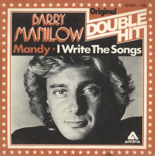 Barry Manilow Mandy German 7" vinyl single (7 inch record / 45) (738305)