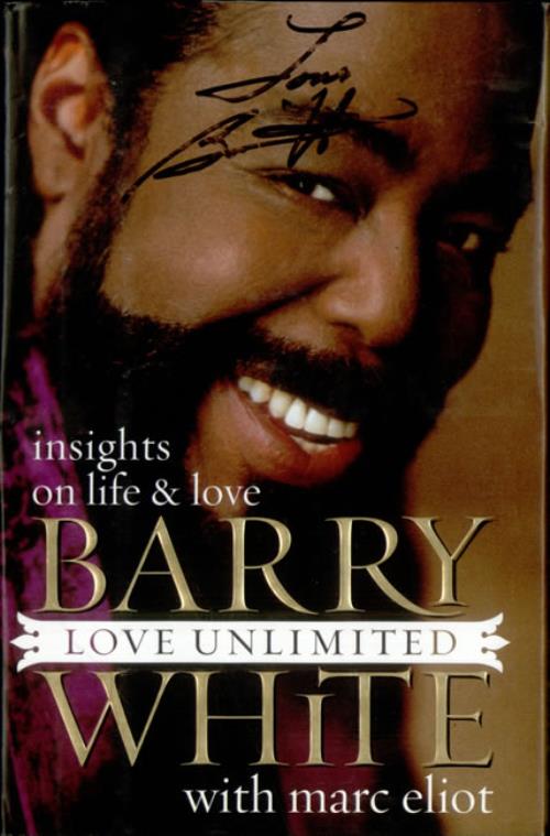 Barry White Love Unlimited - Autographed US book (518187) 0-7679-0364-1