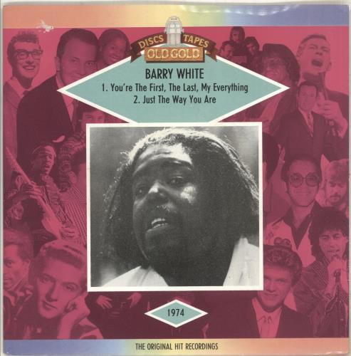 Barry White You're The First, The Last My Everything UK 7" vinyl single (7 inch record / 45 ...