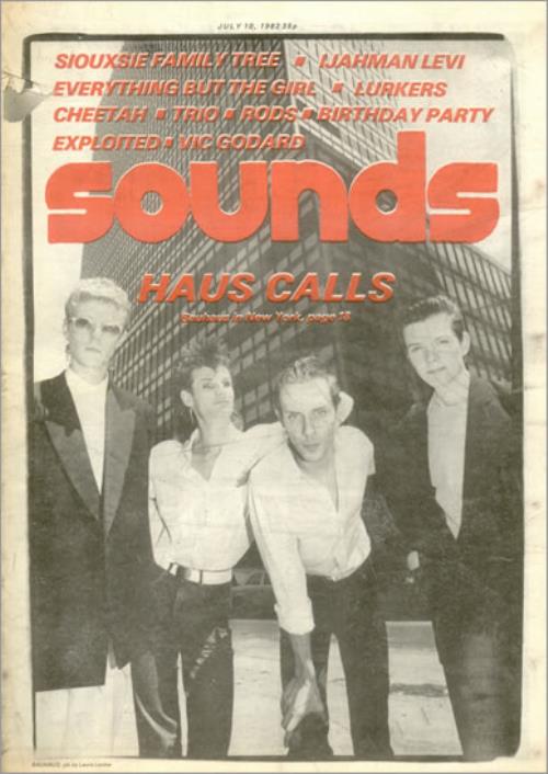 Bauhaus Sounds UK magazine (523435) 10 JULY 1982