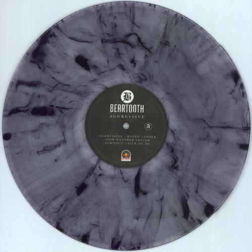 Beartooth Aggressive - Clear and Black Smoke Vinyl US vinyl LP album ...